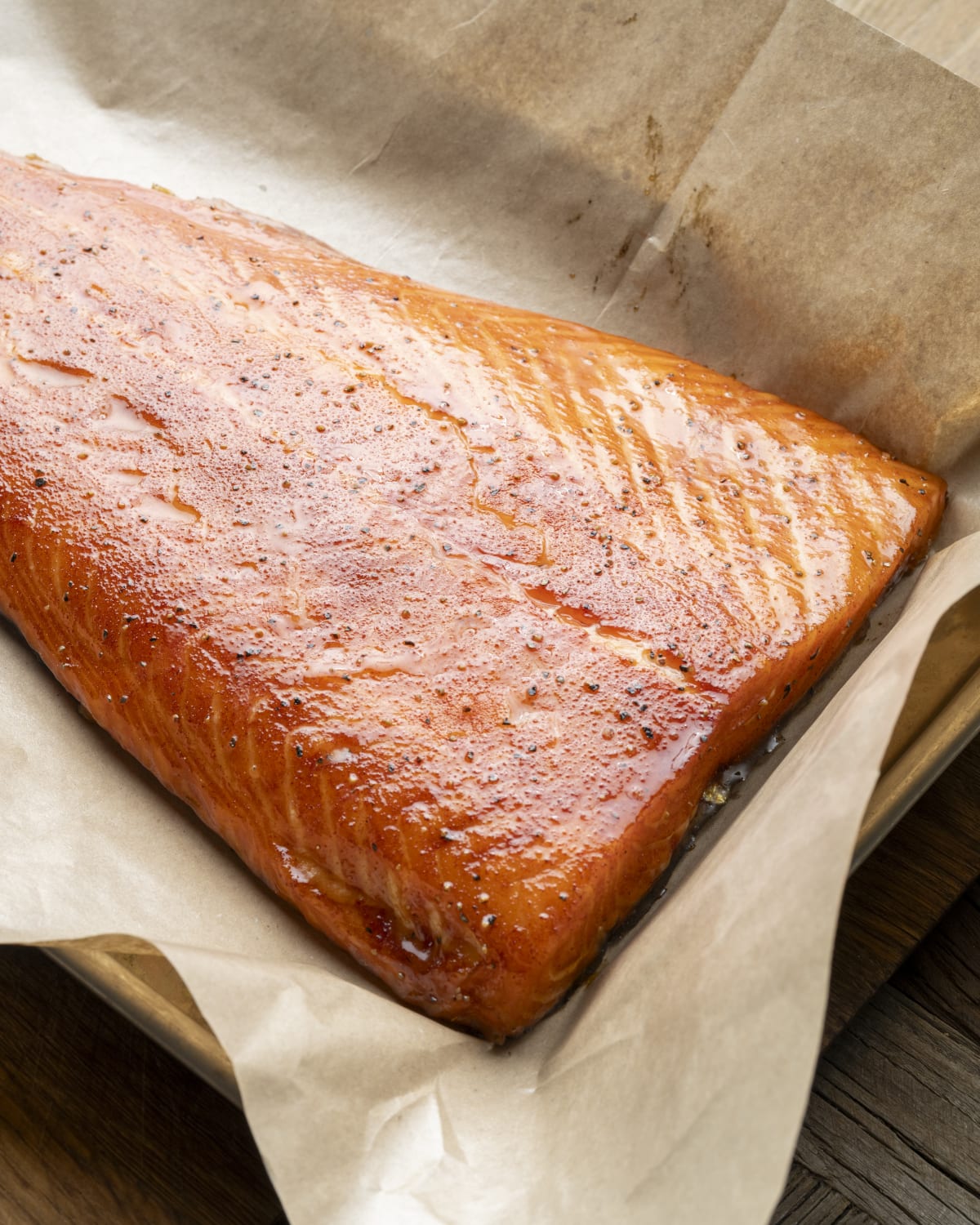 Hot smoked Andfjord Salmon in brine